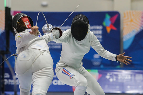 Yania dibujó de plata su sable...